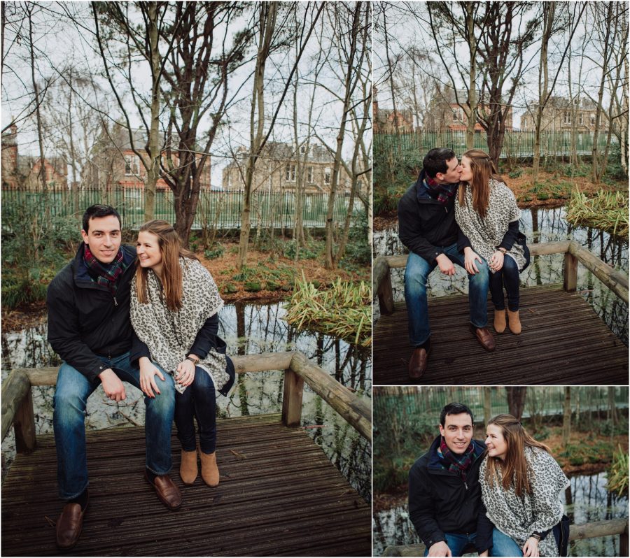 Winter pre-wedding shoot at Botanical Gardens, Edinburgh - Hazel ...