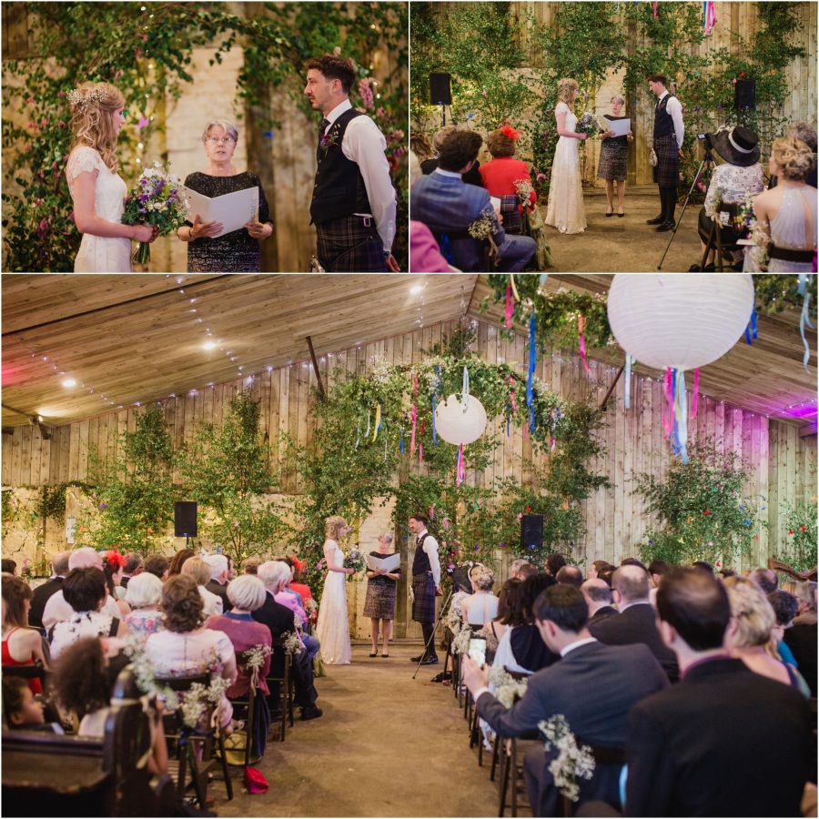 Fun filled rustic barn wedding at Comrie Croft – Fiona & Robert ...