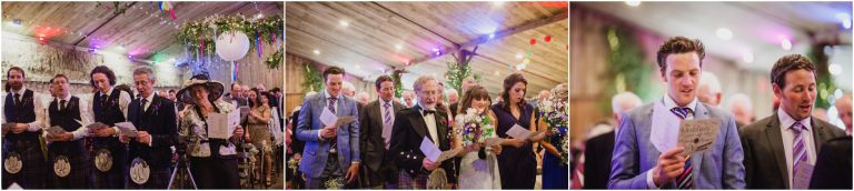 Fun filled rustic barn wedding at Comrie Croft – Fiona & Robert ...