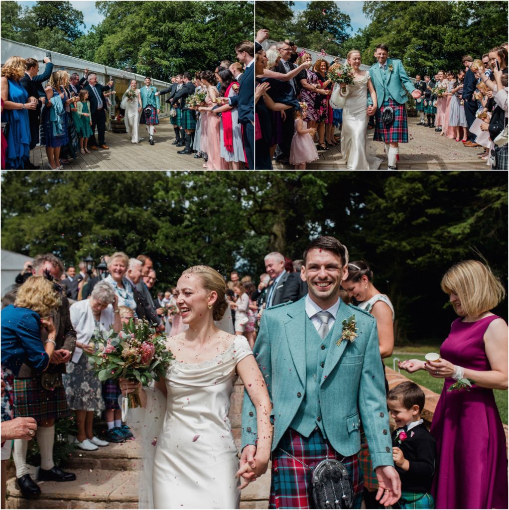 Vintage safari wedding Boswell Coach House, Auchinleck Estate – Iona ...