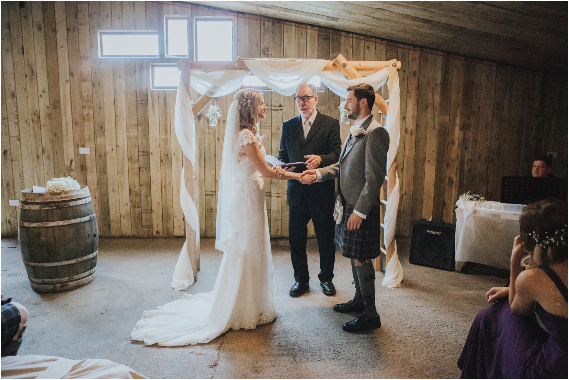 Relaxed, rustic DIY wedding at Comrie Croft – Laura & Jason – Creative ...