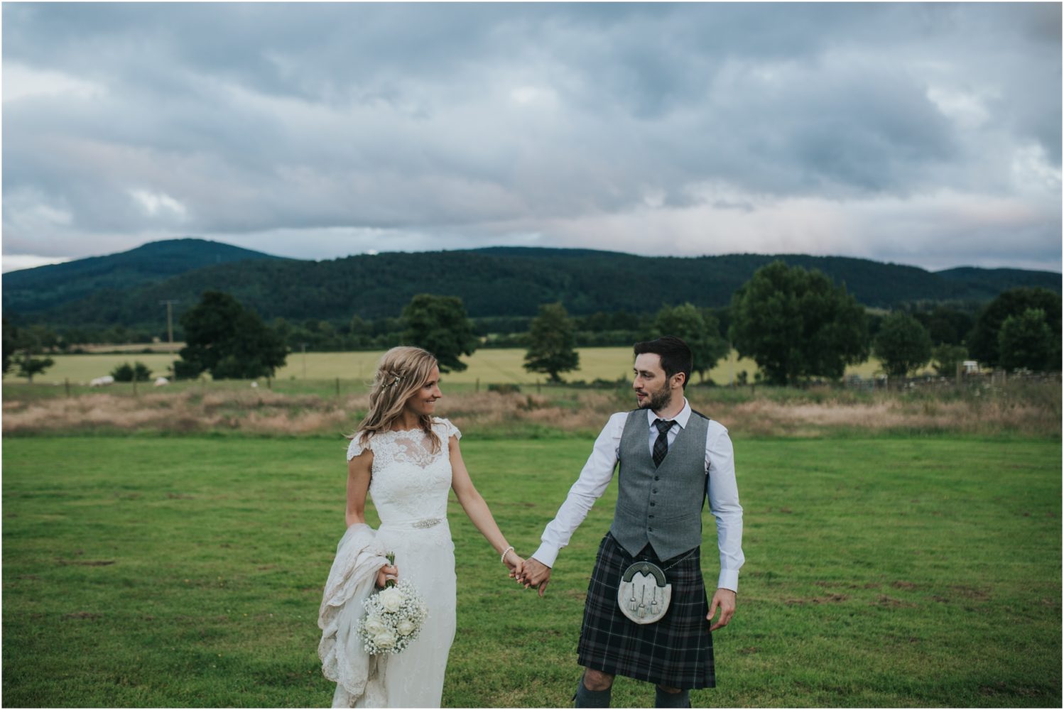Relaxed, rustic DIY wedding at Comrie Croft – Laura & Jason – Creative ...